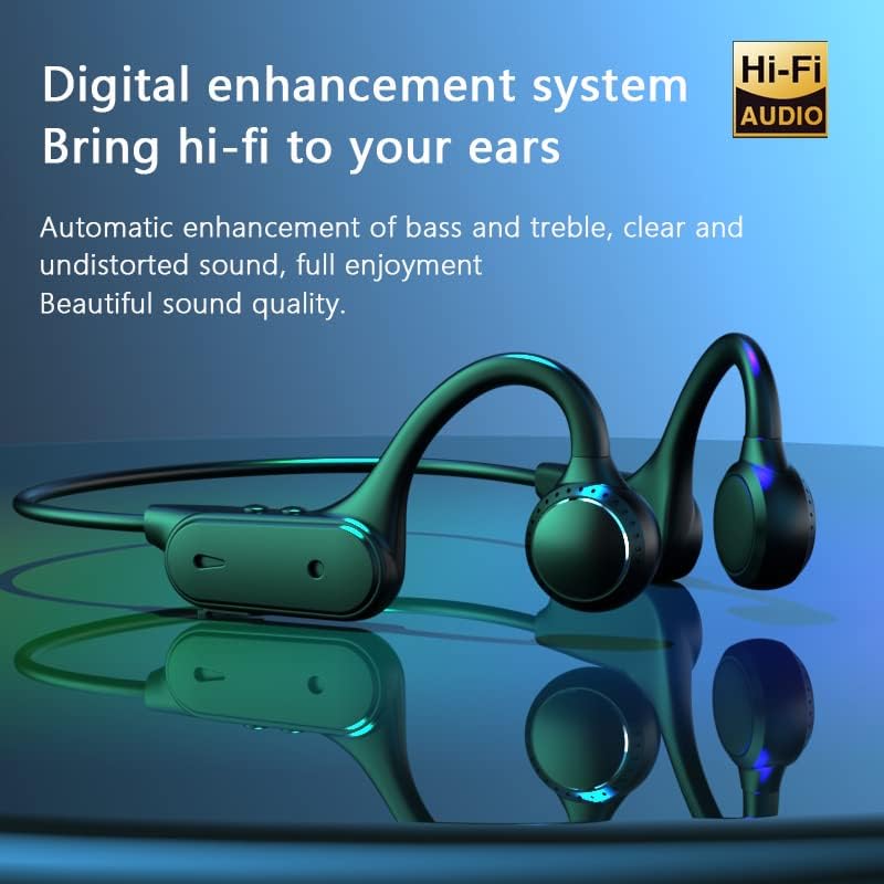 Bluetooth Bone Conduction Sport Headphones, Open-Ear Wireless Running ...