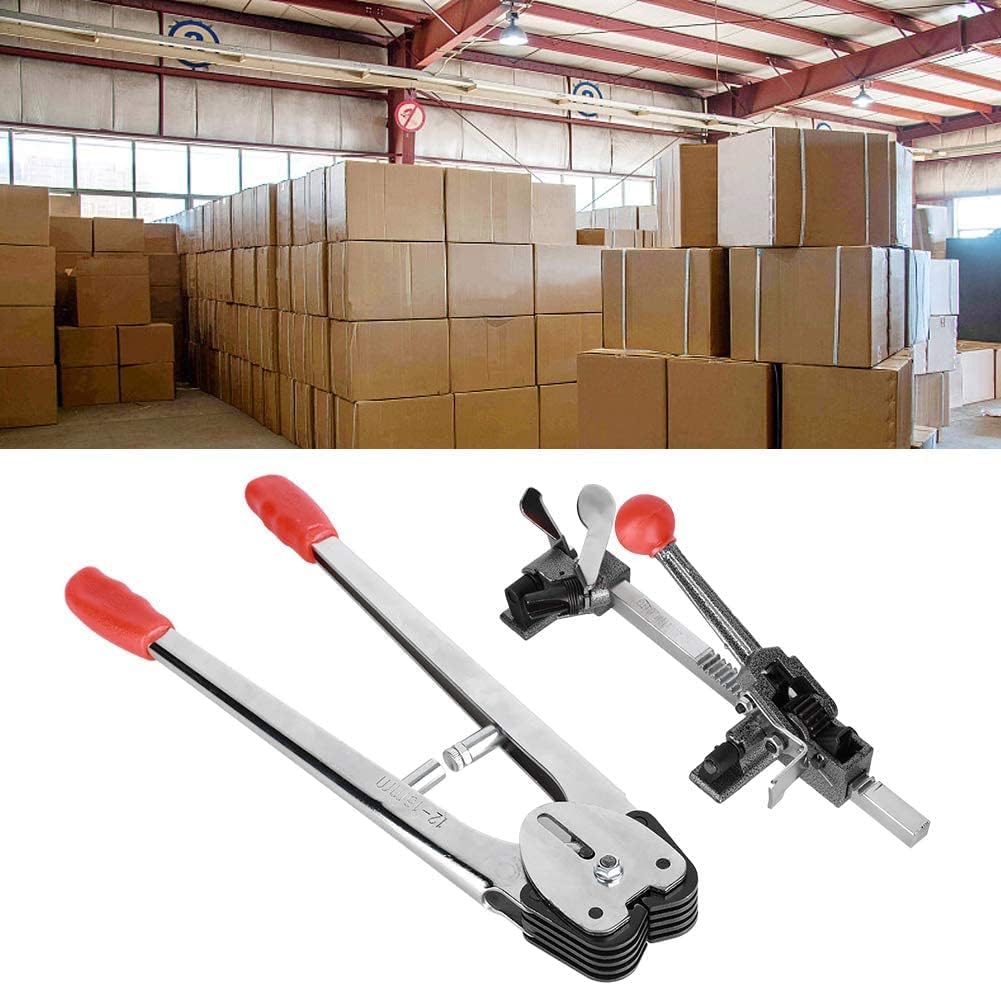 ABBASALI Strapping Tensioner,Strap Tensioner Manual Banding Tools Set Packing Tool for 12-16mm ...