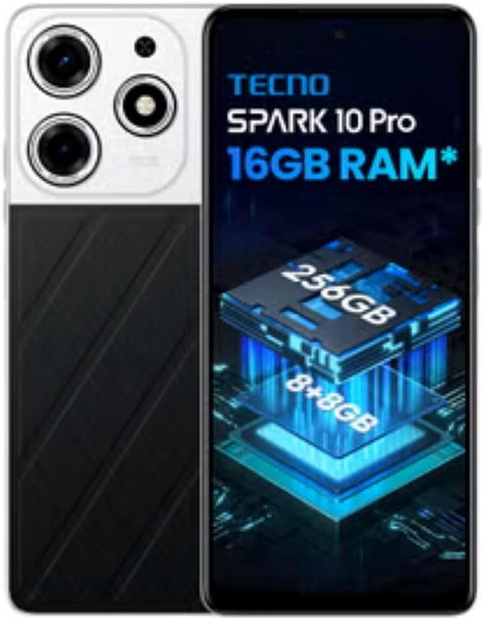 tecno Spark 10 Pro 256GB.16RAM.50MP Camera.Large FHD with In-Screen Fingerprint Sensor – Dxbrunners