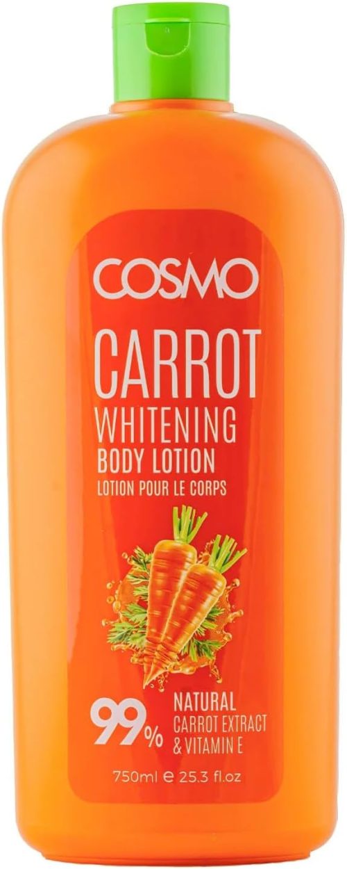 Cosmo Carrot Whitening Body Lotion 750ml, Natural Carrot Extract and ...