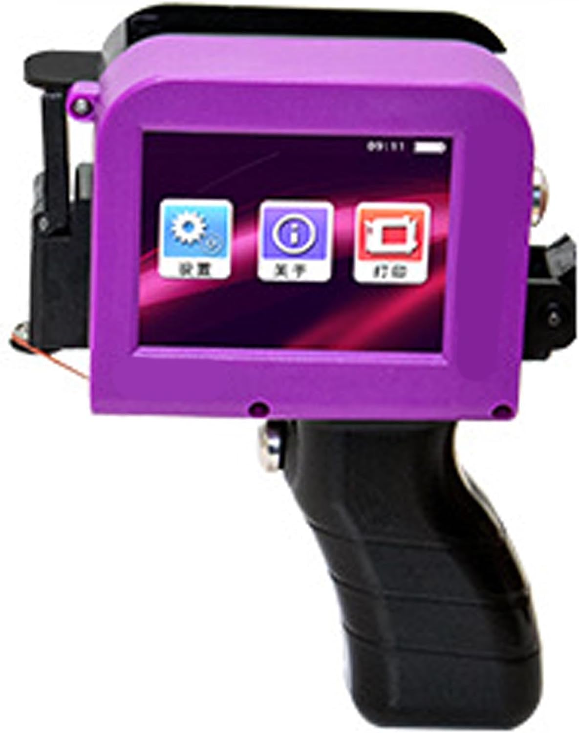 BROLEO Handheld Printer Inkjet Coder, 1200mAh Inkjet Printer with Multi Languages LED, Color ...