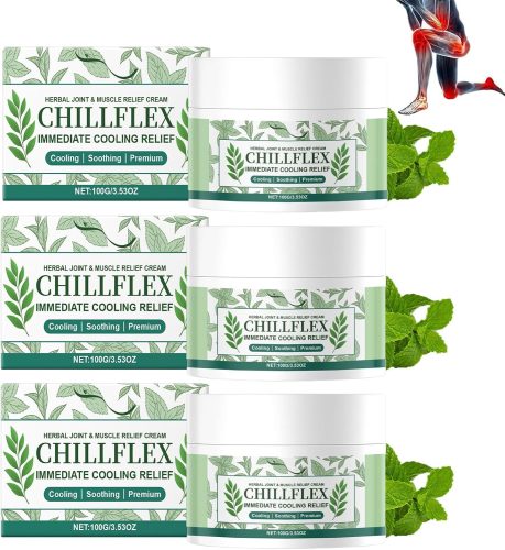 Chillflex Menthol Soothing Cream, Instant Cooling Relief Cream – Herbal ...